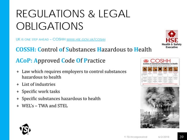 Workplace and Environmental Dust Monitoring seminar BSRIA and TSI HSE ...