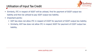 Short Term Course on GST- Input Tax Credit | PPTX