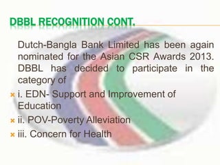 Dutch bangla bank limited (dbbl) | PPTX