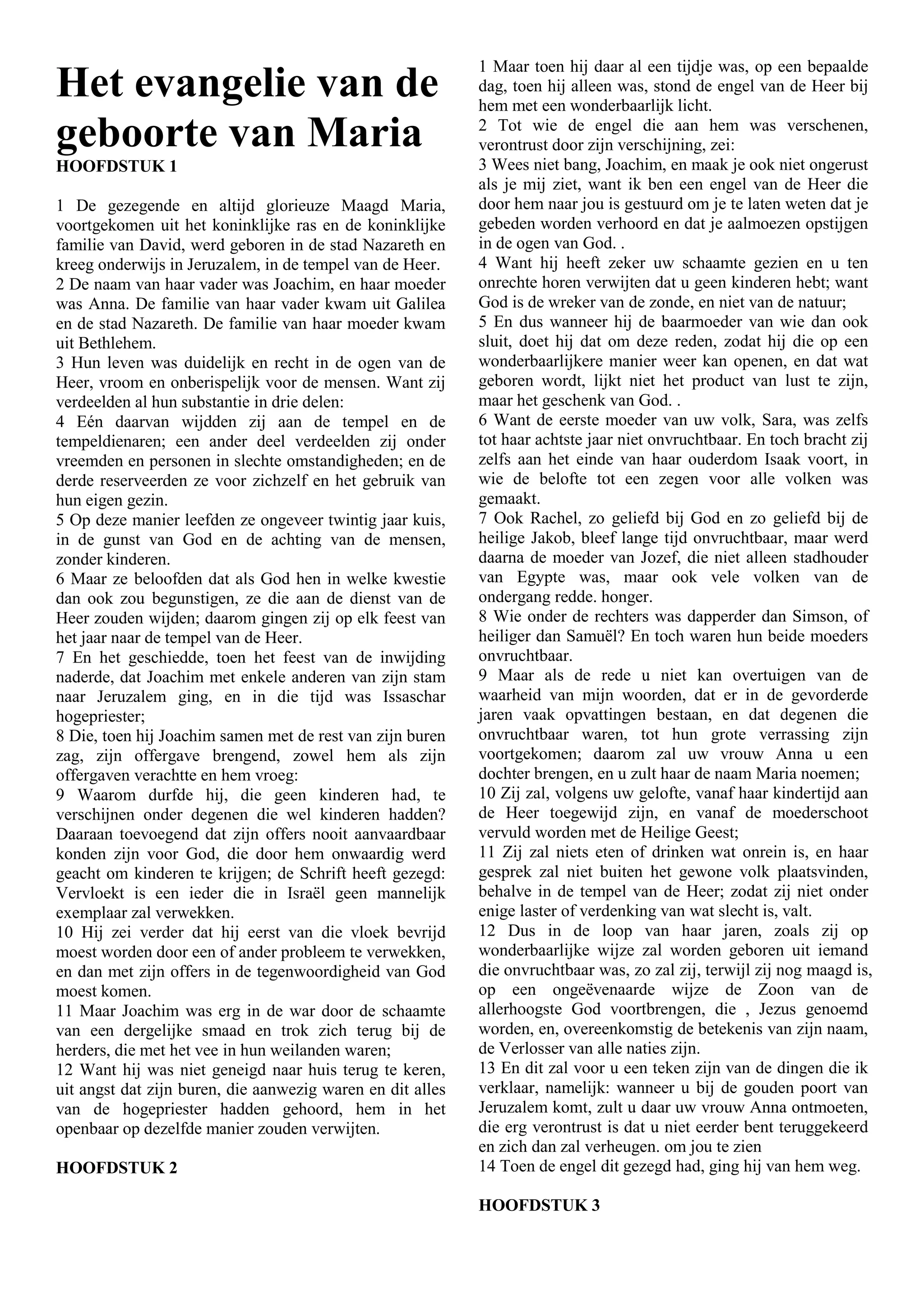 Dutch - The Gospel of the Birth of Mary.pdf