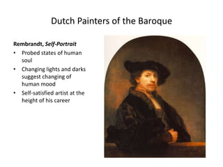 Dutch Art In The 17th Century | PPTX