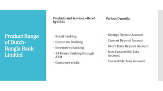 Dutch Bangla Bank Limited ( DBBL) | PPTX