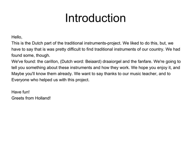 Dutch instruments3 | PPT