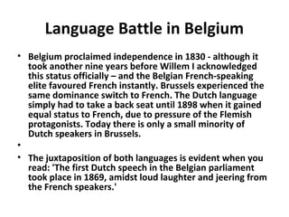 Dutch language development | PPT