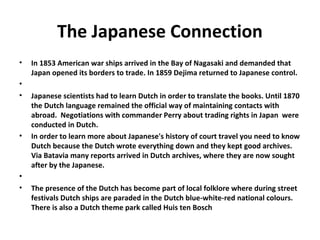 Dutch language development | PPT