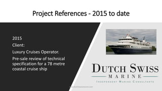 Dutch Swiss Marine Portfolio | PPTX