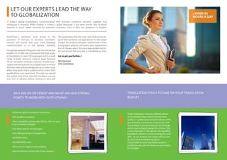 DutchTrans - translation brochure, a Dutch translation company | PDF
