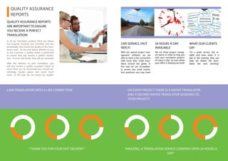 DutchTrans - translation brochure, a Dutch translation company | PDF