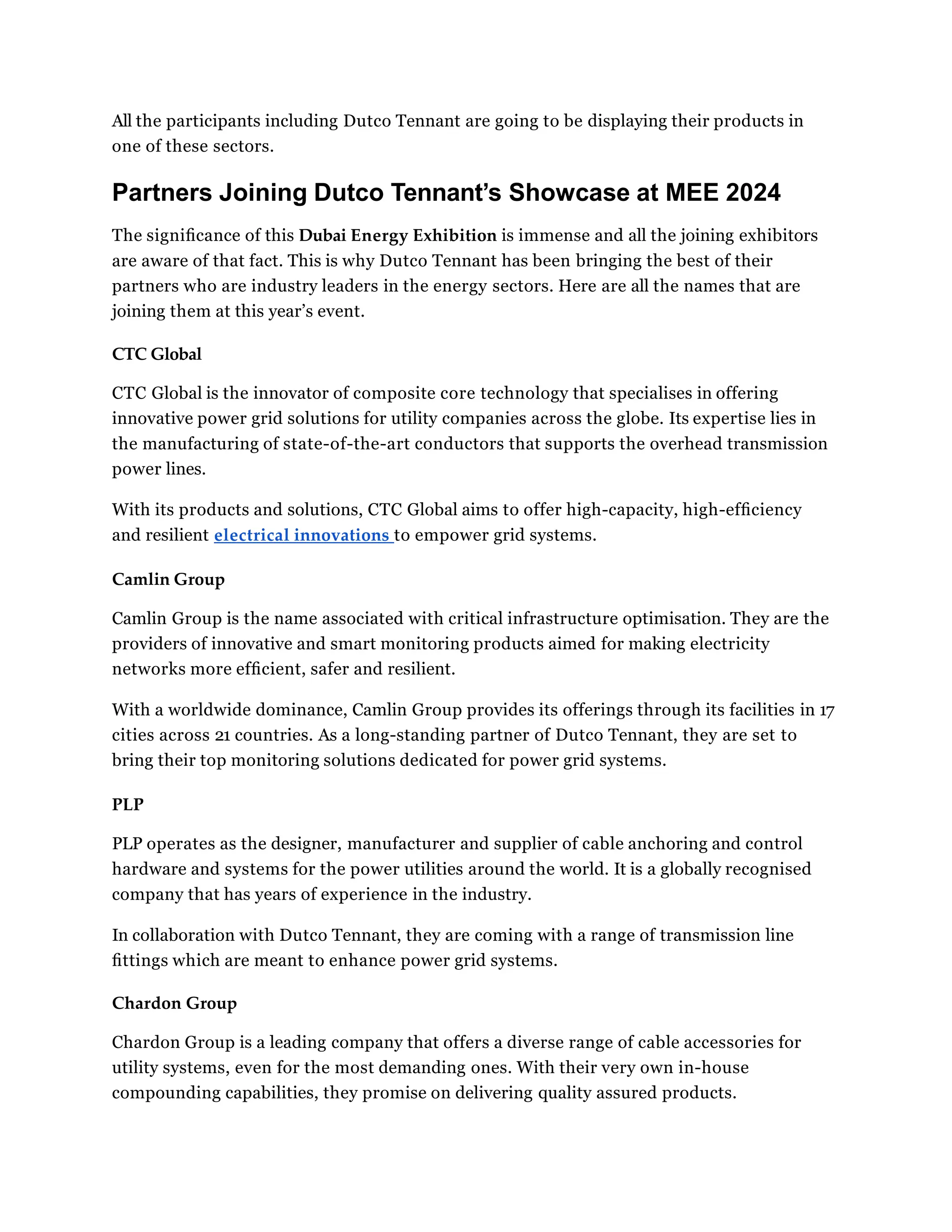 Dutco Tennant Prepares to Make an Impact at the MEE 2024 Exhibition.pptx