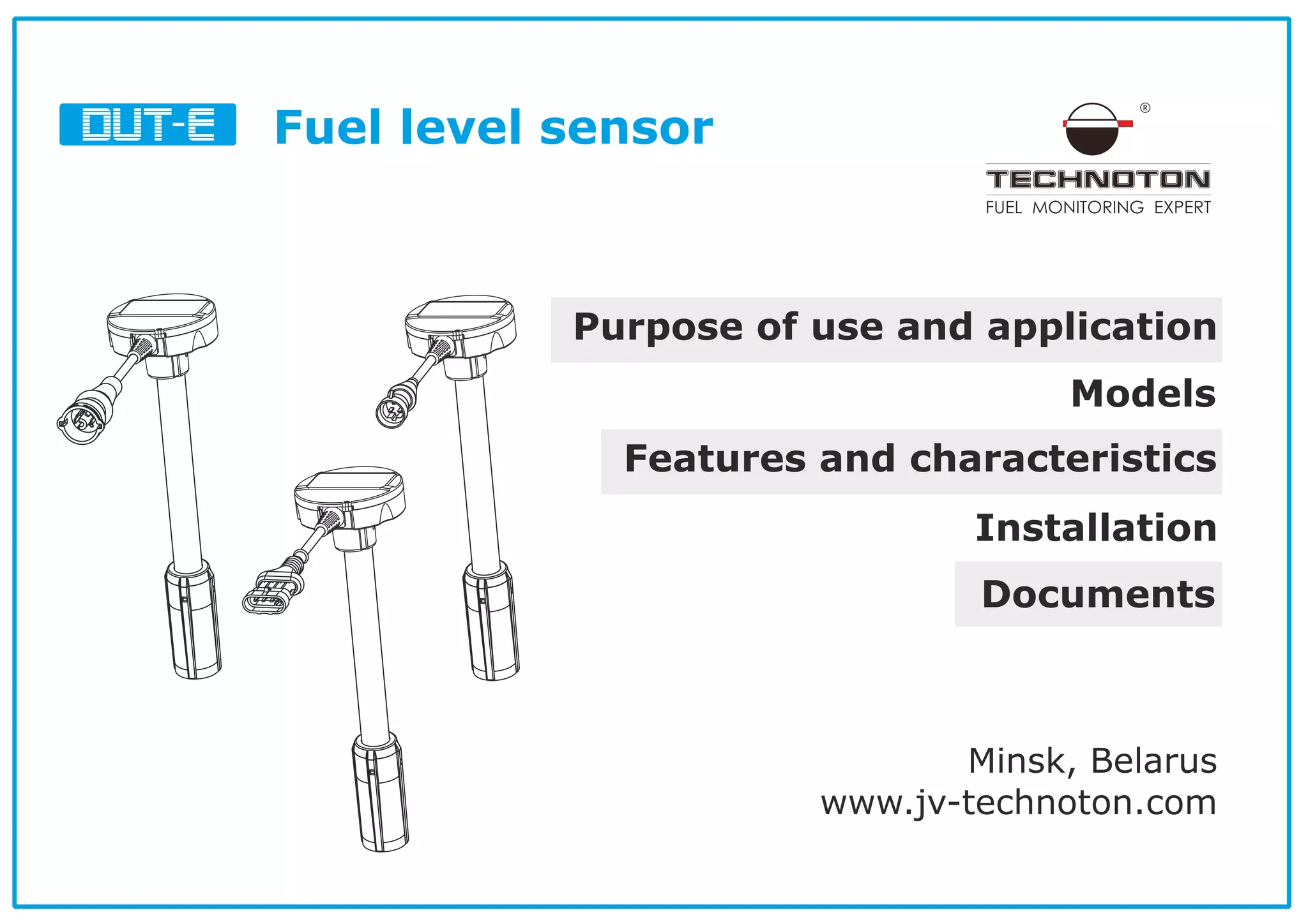 Fuel level sensor for telematics integration | PDF