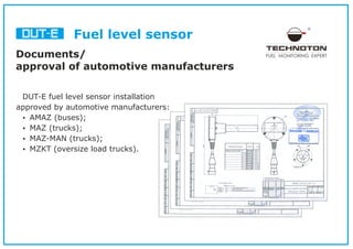Fuel level sensor for telematics integration | PDF