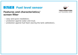 Fuel level sensor for telematics integration | PDF