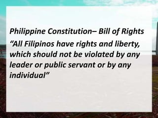 Rights and Responsibilities of a Filipino | PPTX