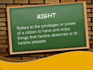 Rights and Responsibilities of a Filipino | PPTX