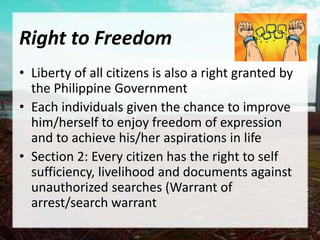 Rights and Responsibilities of a Filipino | PPTX