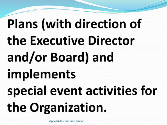 Duties And Responsibilities Of Event Manager Duties And Responsibilities Of Event Manager