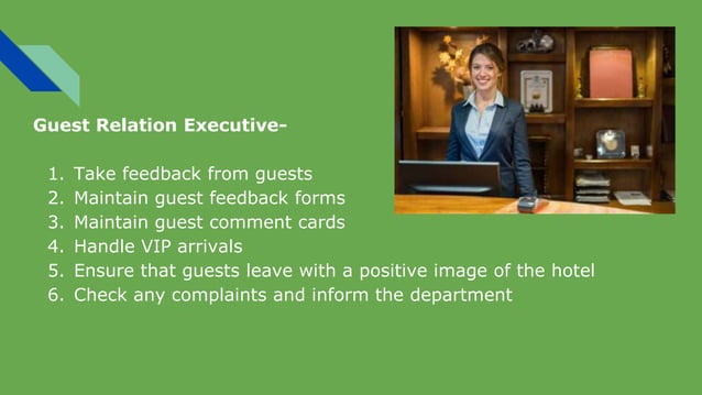 Duties and Responsibilities of Front Office.pptx | Hotels and Motels ...