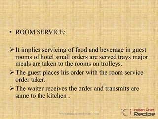 DUTIES AND RESPONSIBILITIES OF ROOM SERVICE AND CASHIER | PPTX