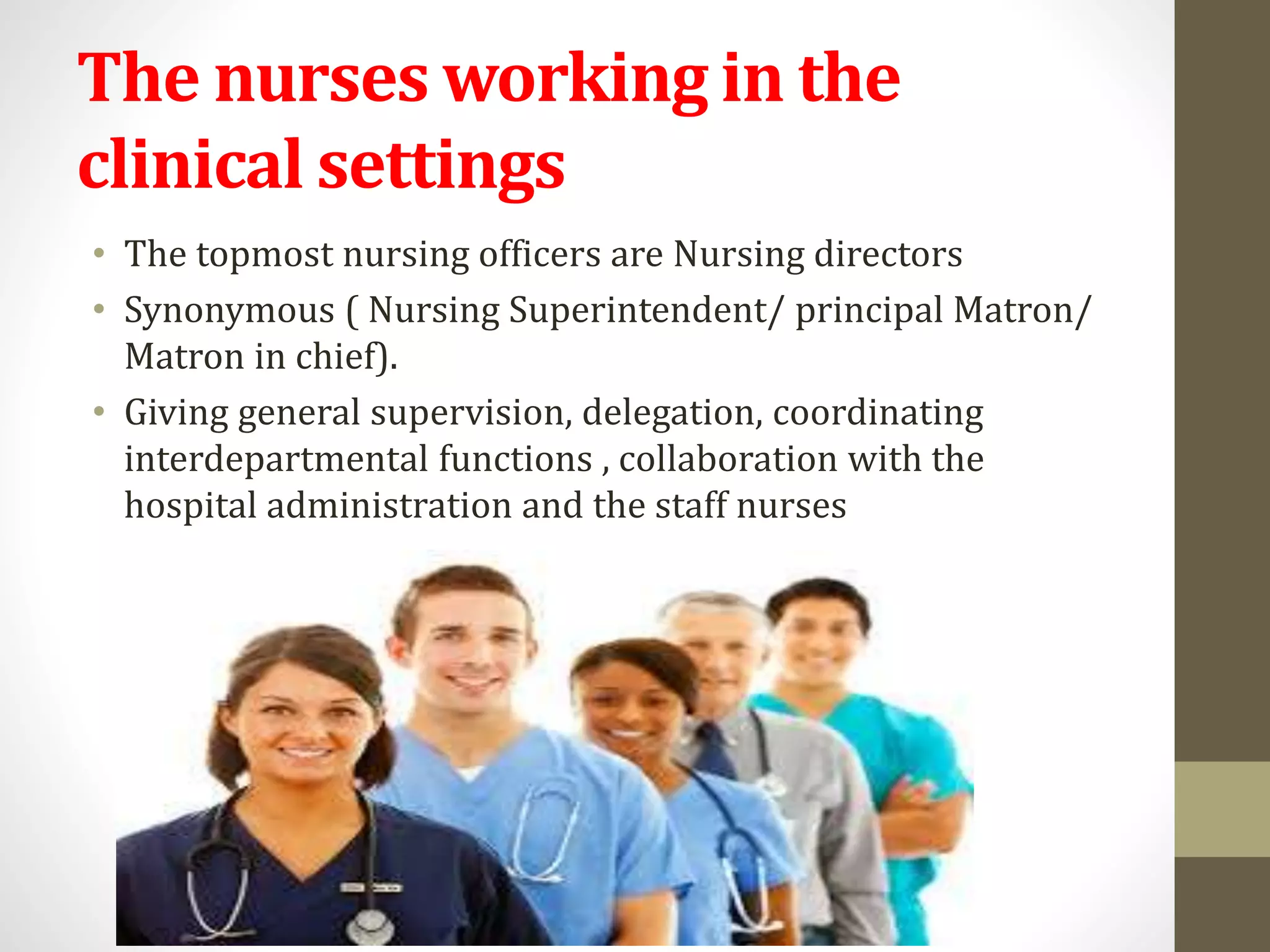 Duties and responsibilities of the nursing personnel | PPTX
