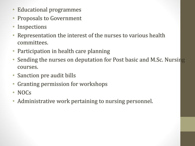 Duties and responsibilities of the nursing personnel | PPTX ...