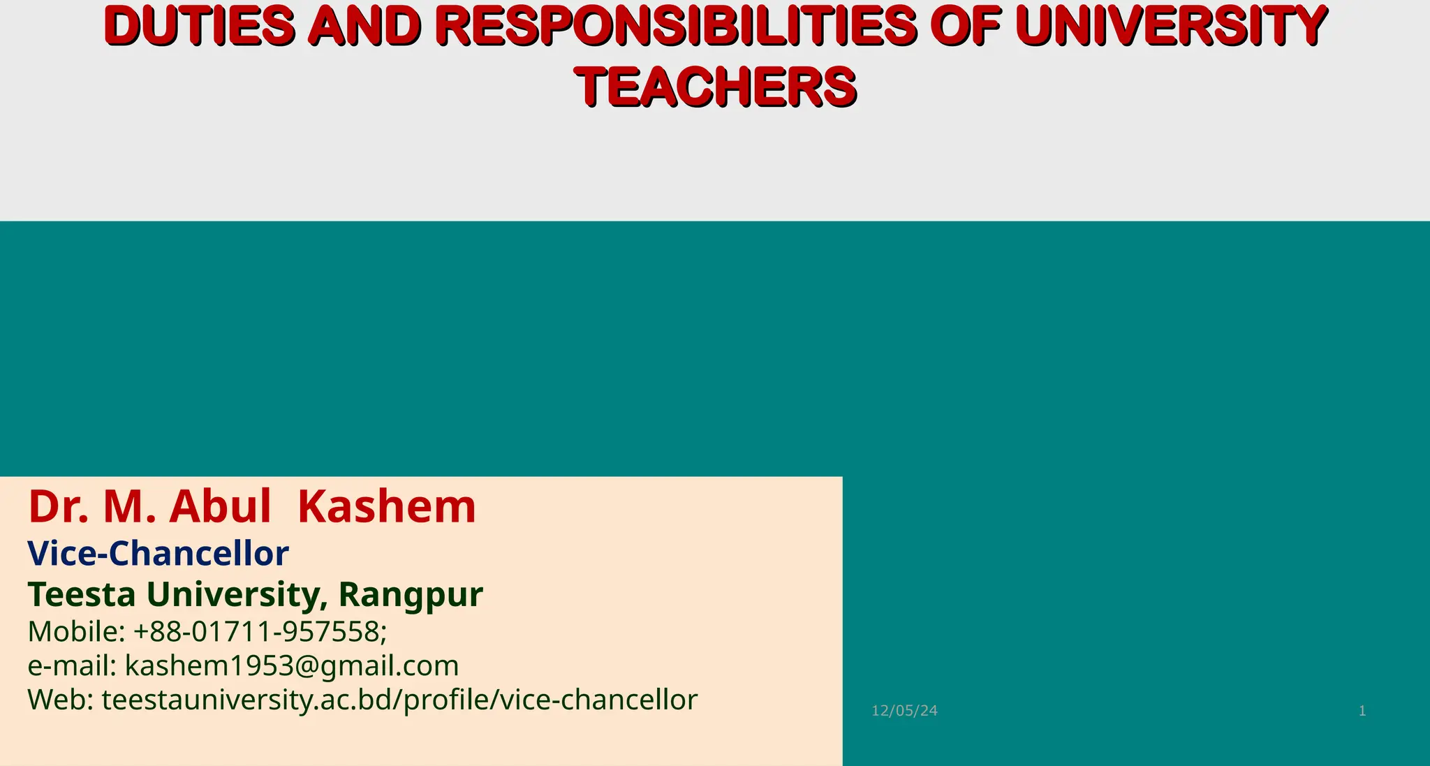 Duties and Responsibilities of University Teachers.ppt