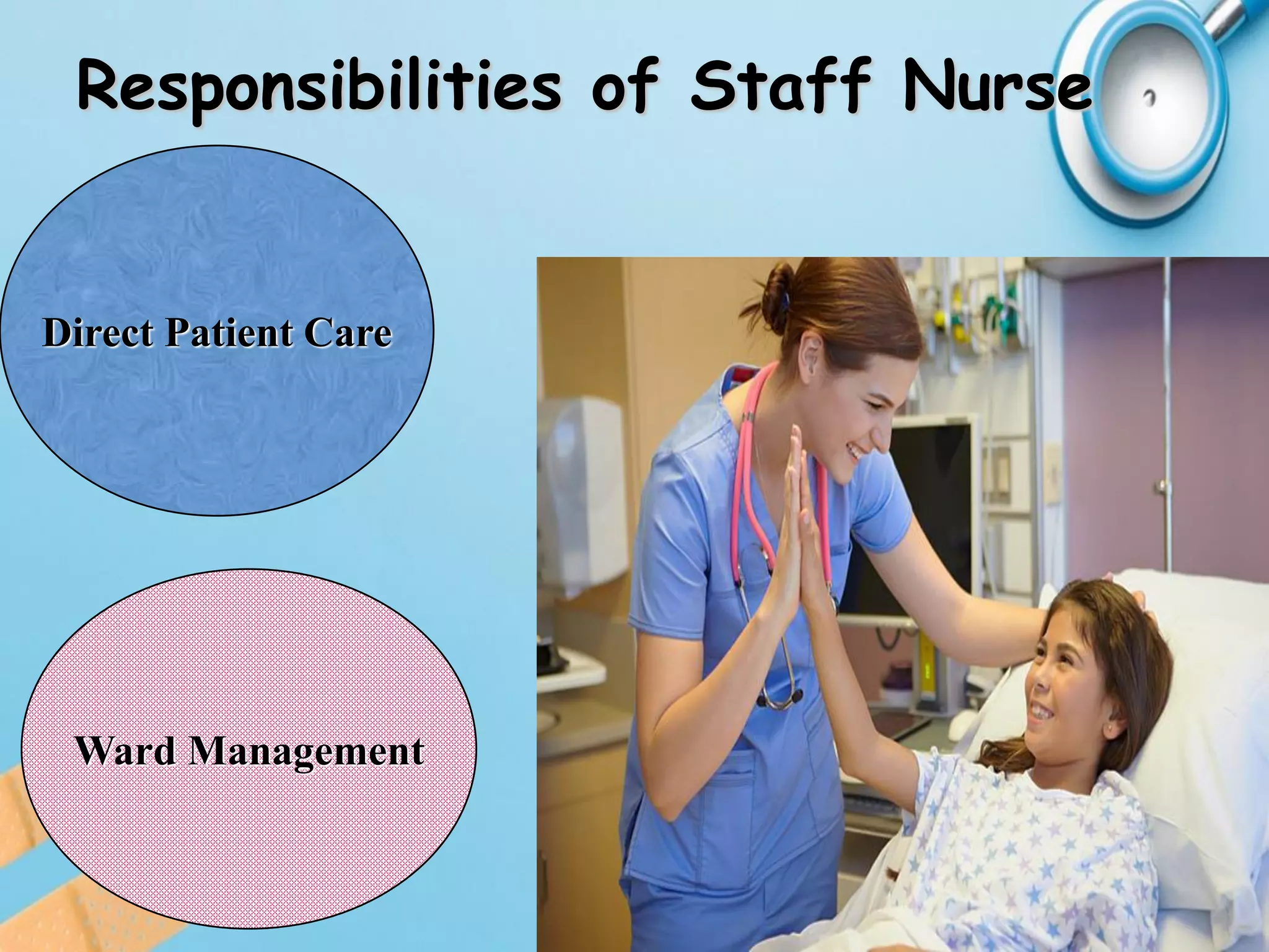 Duties and responsibilities of various category of nursing personnel | PDF