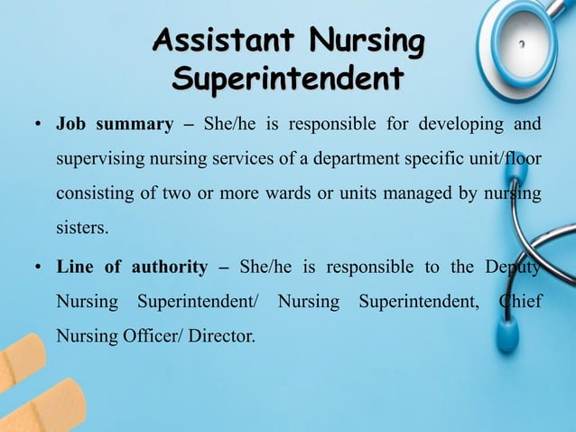 Duties and responsibilities of various category of nursing personnel ...