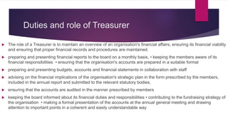 Duties and roles manual for elected committee members | PPTX | Non ...