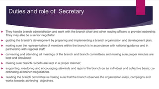 Duties and roles manual for elected committee members | PPTX | Non ...