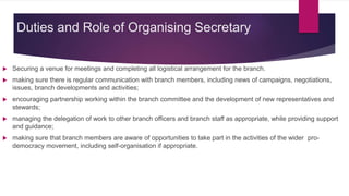 Duties and roles manual for elected committee members | PPTX | Non ...