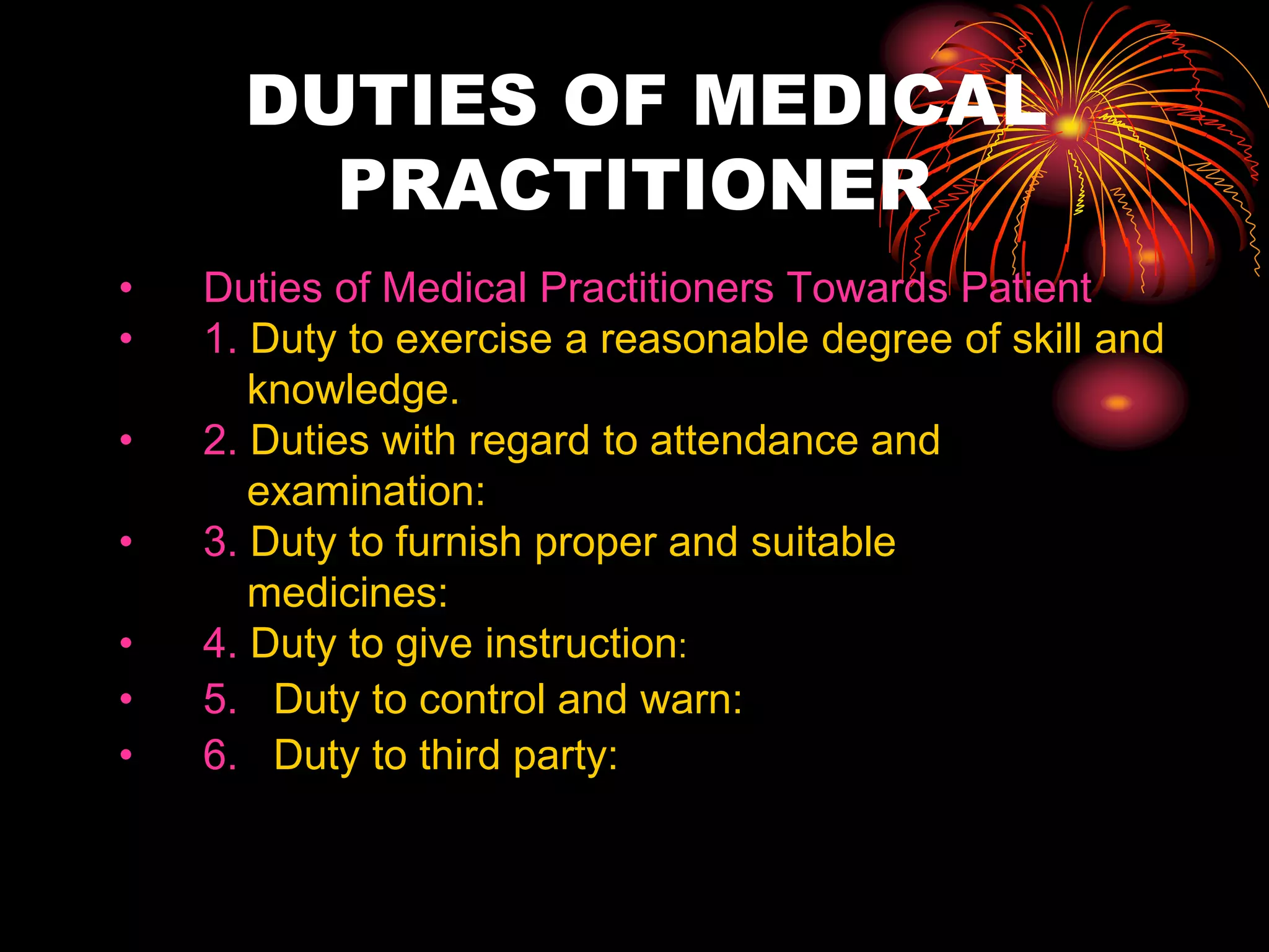 DUTIES, CONSENT, NEGLIGENCE.ppt