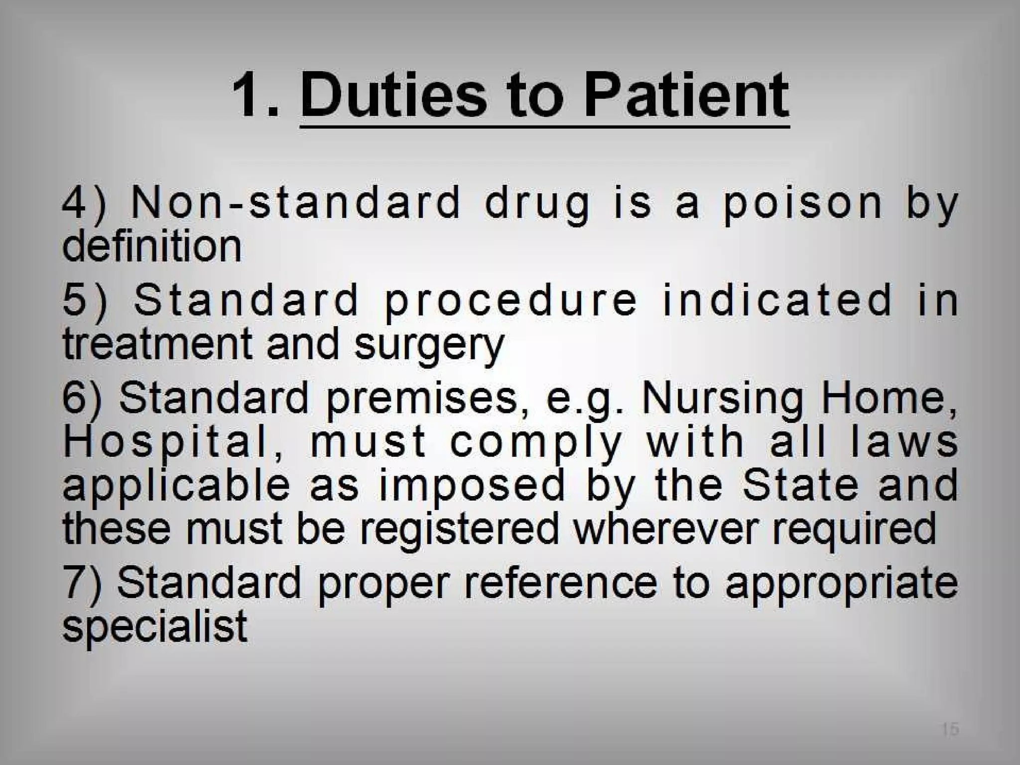 Duties and Obligations of a Doctor | PPT