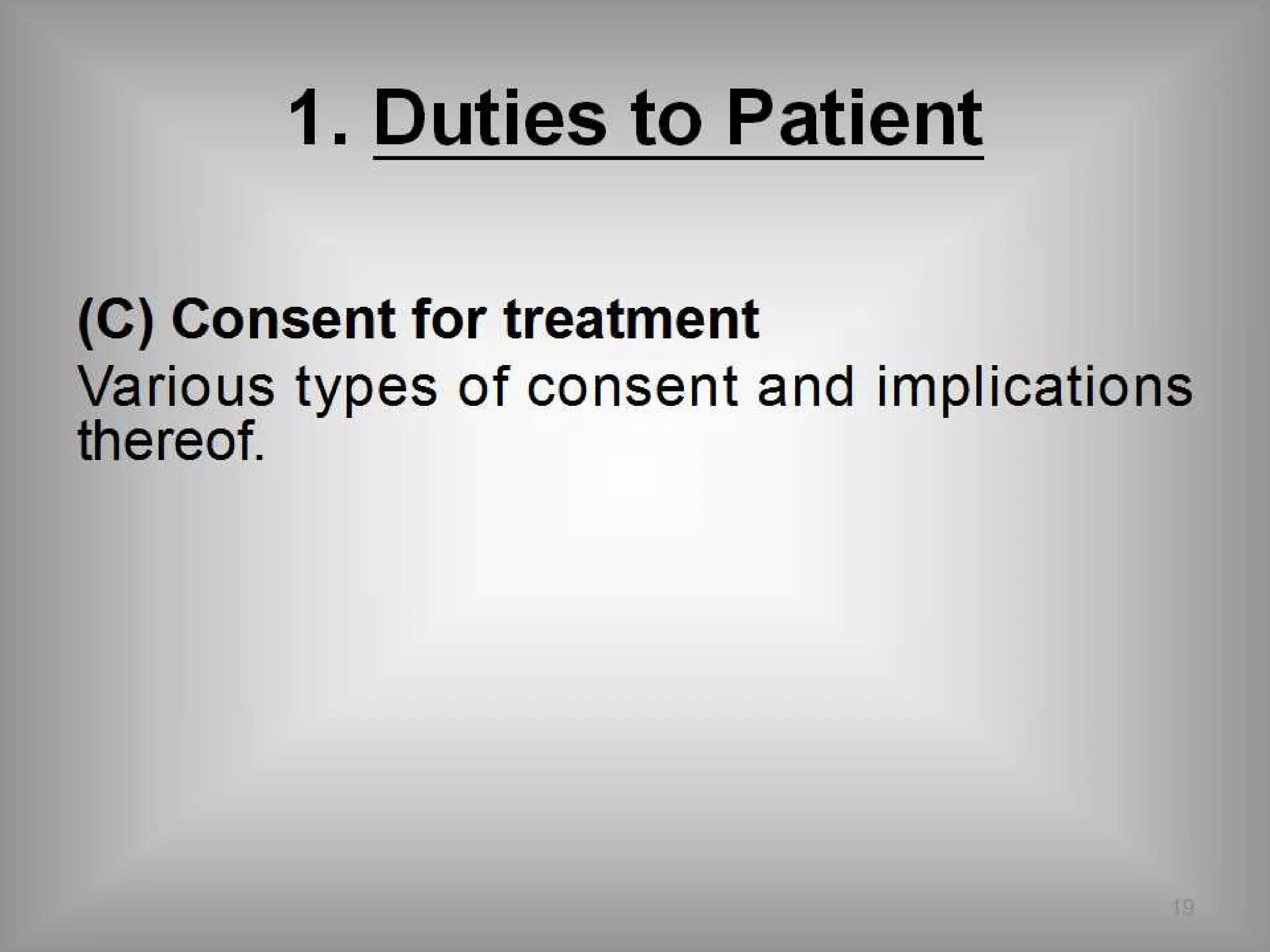 Duties and Obligations of a Doctor | PPT