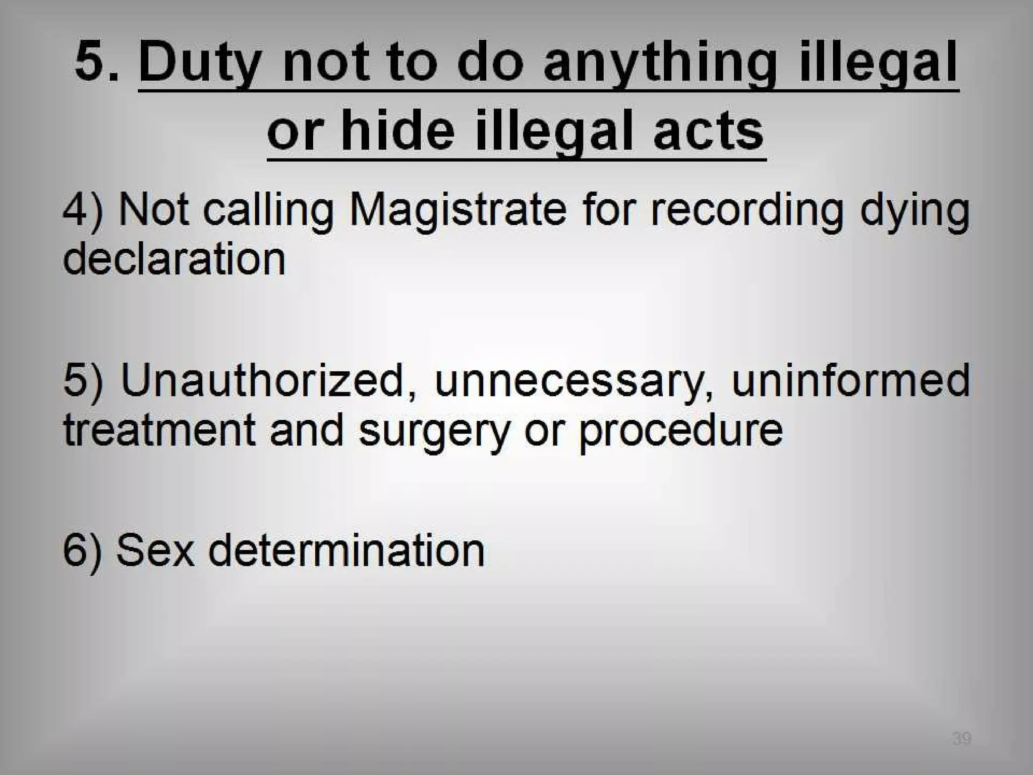 Duties and Obligations of a Doctor | PPT