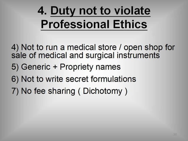 Duties and Obligations of a Doctor | PPT