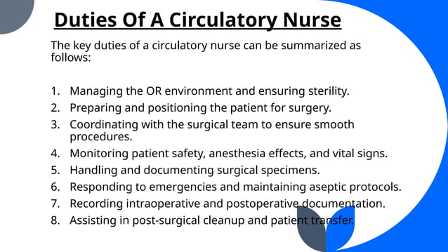 Duties of a circulatory Nurse .pptx