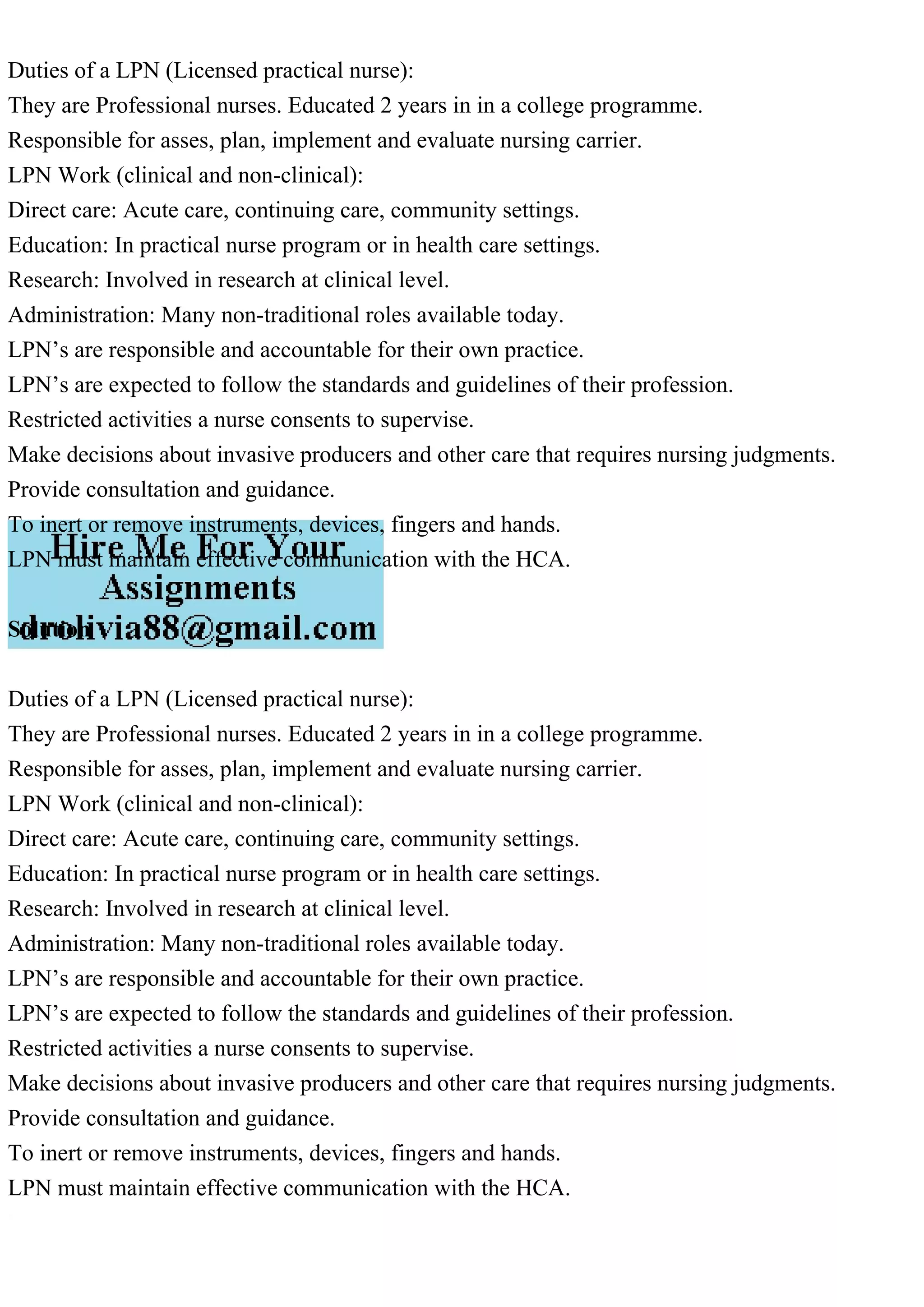 Duties of a LPN (Licensed practical nurse)They are Professional n.pdf
