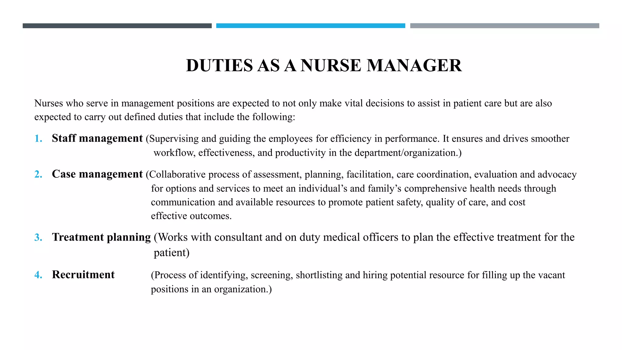 Duties of a nurse manager.pptx