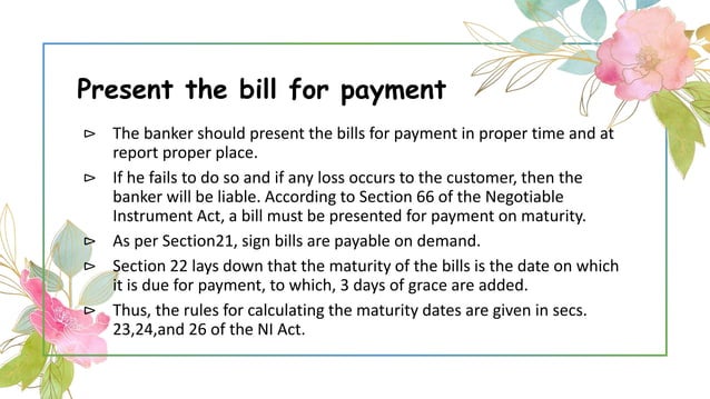 Duties of Collecting Banker | PPTX | Business Banking & Finance | Business