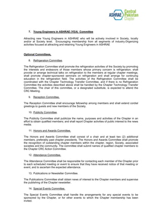 Duties of committees | PDF | Education