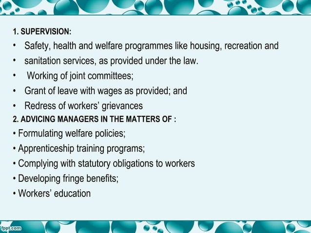 Duties Of Labour Welfare Officer duties-of-labour-welfare-officer