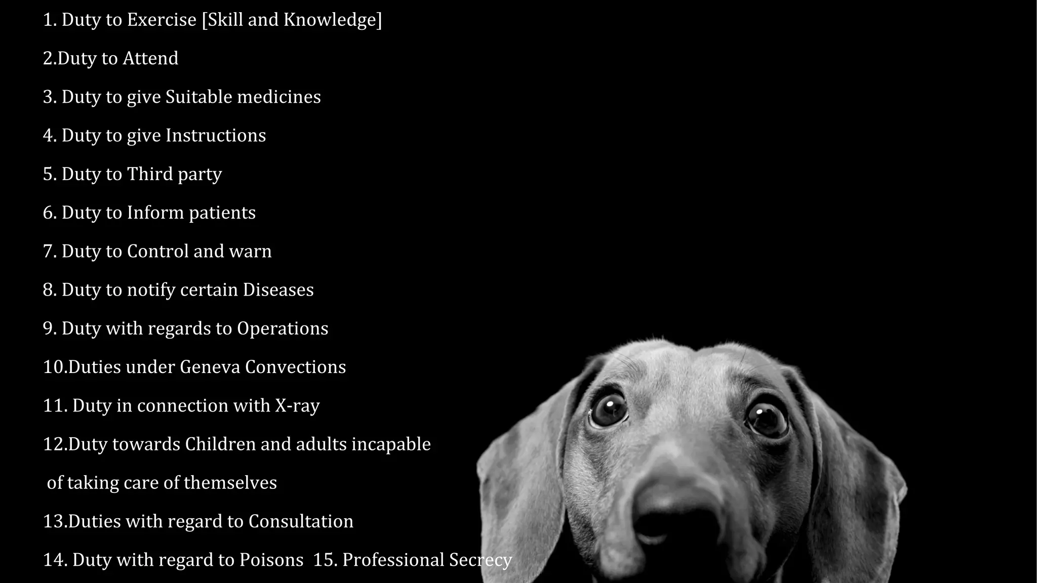 Duties of medical practitioner | PPT