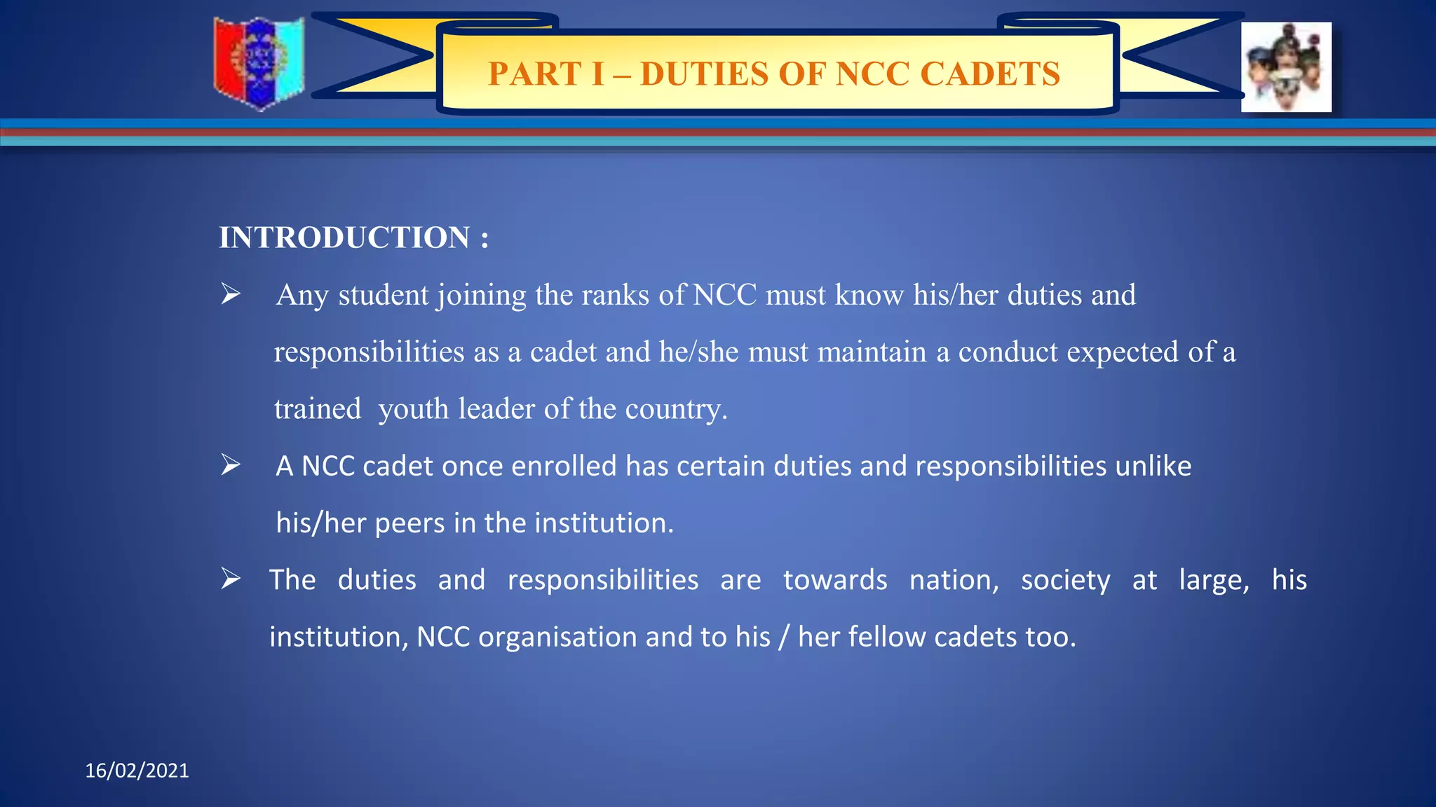 Duties of NCC cadets.pptx