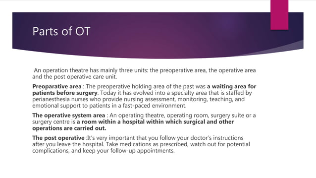 duties of OT | PPTX