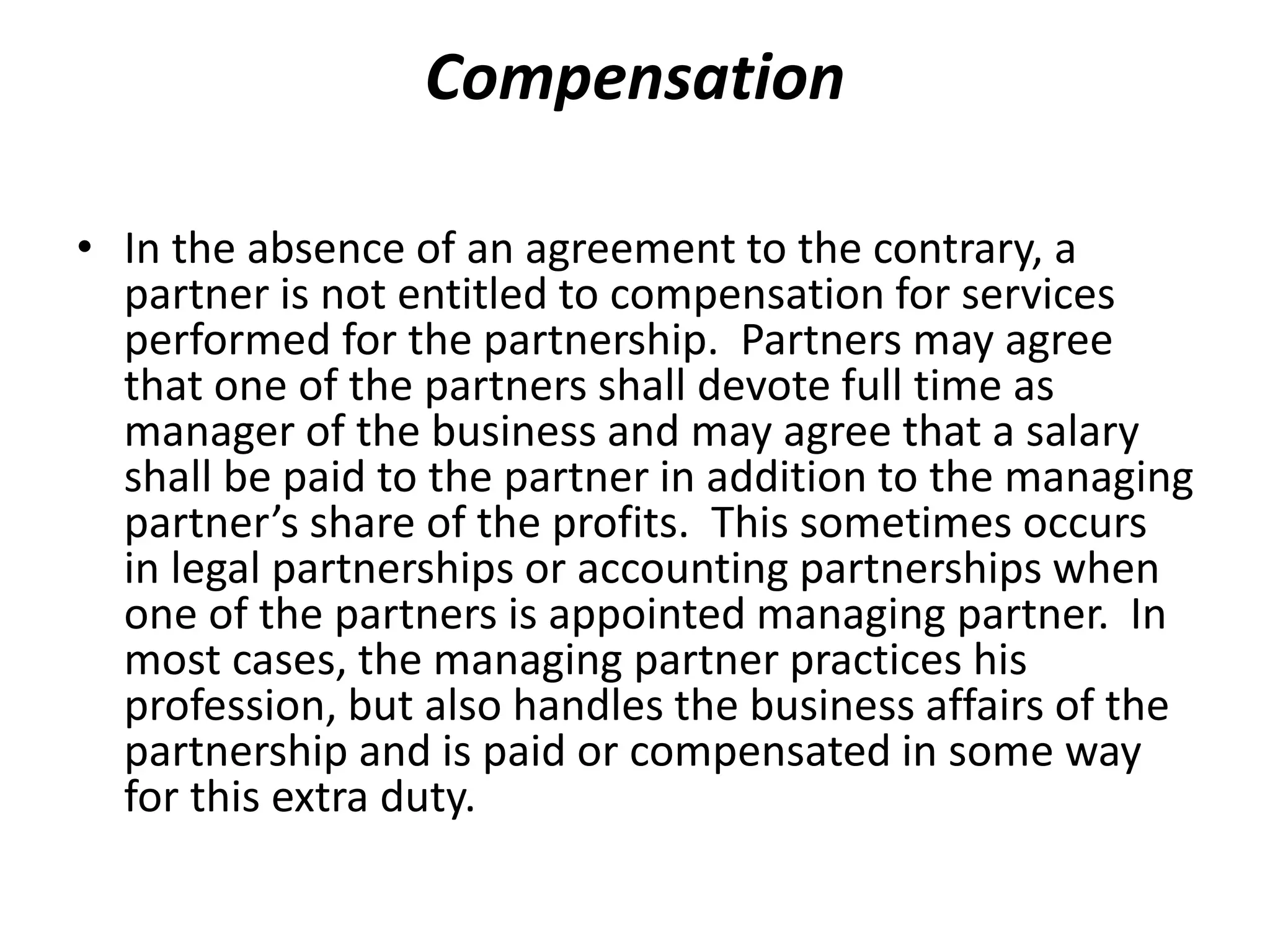 Duties of partners | PPTX