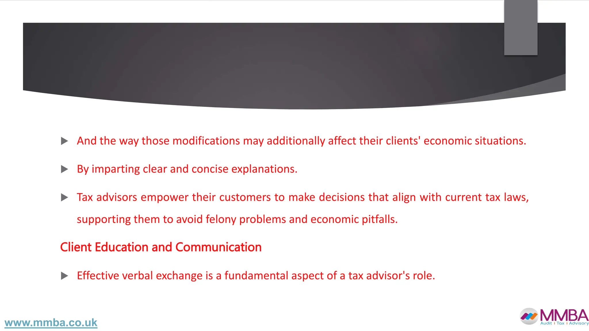 Duties of Tax Advisor | PPTX
