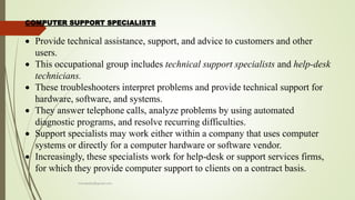 Duties & Responsibilities of IT Department Staff | PPTX