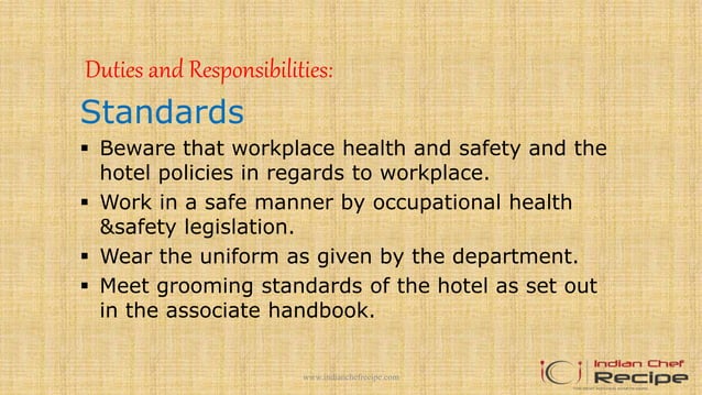 Duties and responsible of kitchen stewarding | PPTX | Home Appliances ...