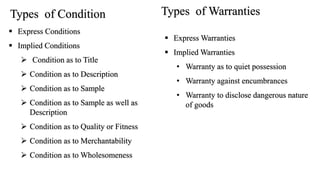 Duties & rights of buyer,seller | PPTX