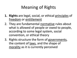 Duties vs rights | PPTX